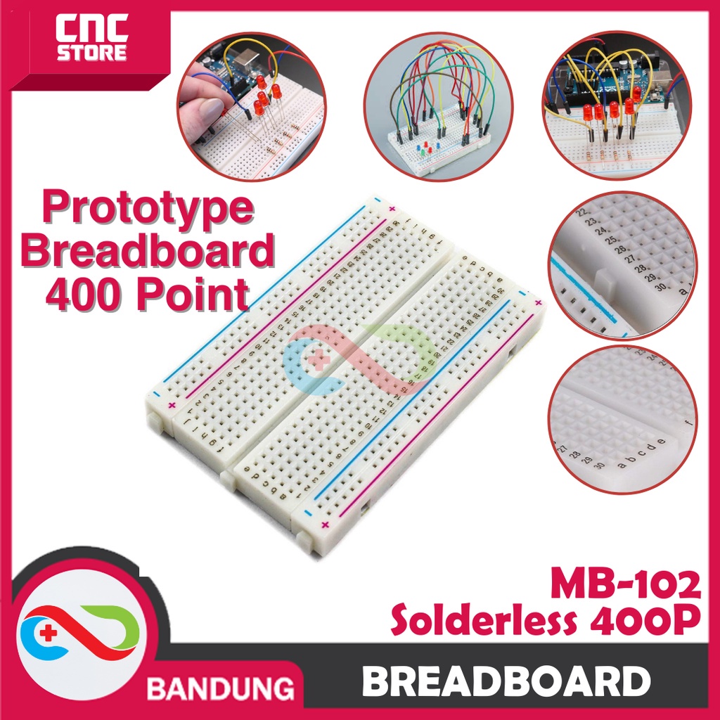 Mini SOLDERLESS BREADBOARD 400 400P | Shopee Philippines