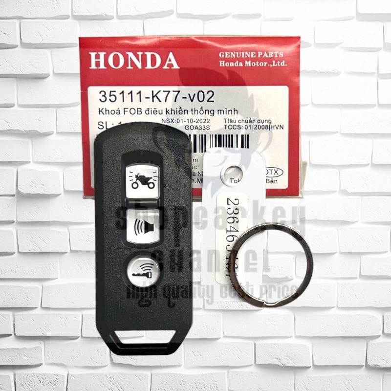 TOMBOL Honda Pcx 150 Adv 3-button Keyless Motorcycle Remote Key ...