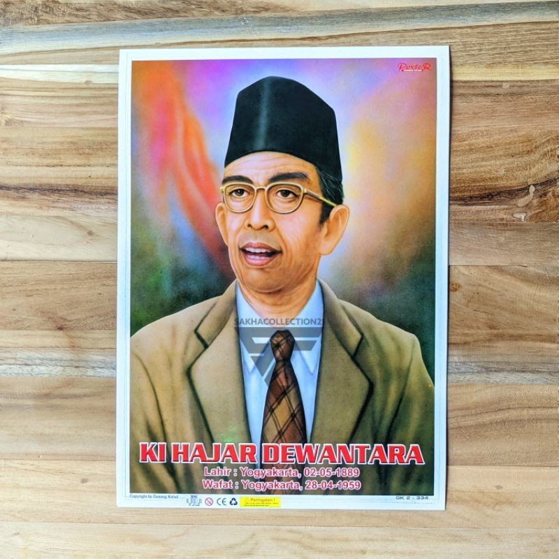 Poster Image of Ki Hajar Dewantara Heroes / Indonesian National Heroes ...
