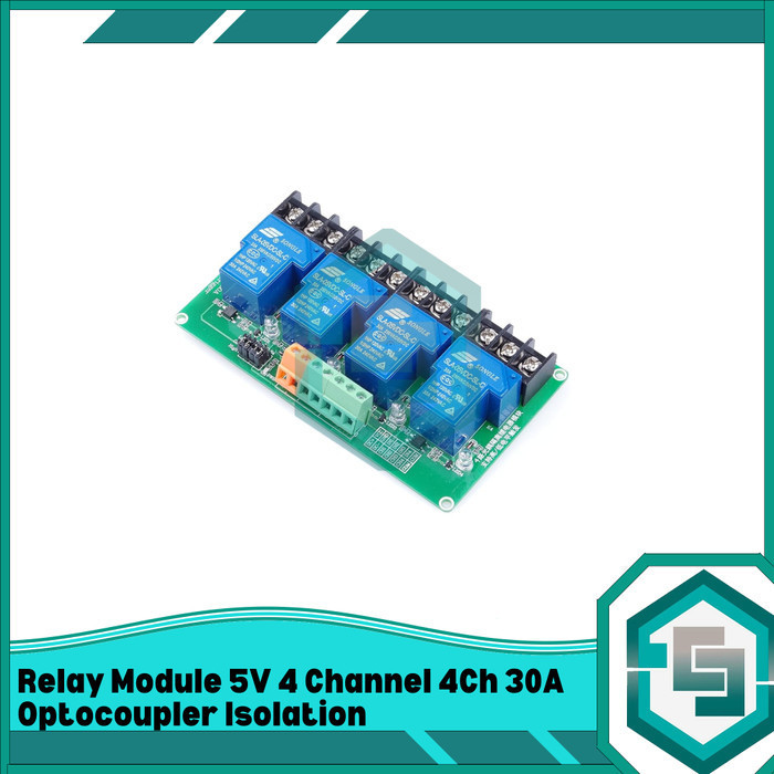 Relay MODULE 5V 4channel 4CH 30A OPTOCOUPLER ISOLATION | Shopee Philippines
