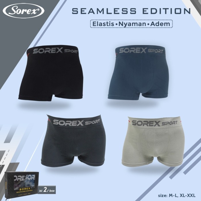 SOREX Ready Boxer Panties For Men/Boy Sportive Big Pants Man (2Pcs ...