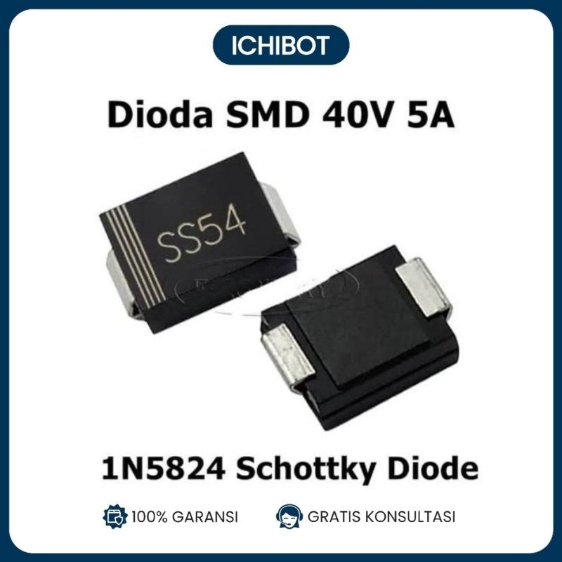 Smd SS54 1N5824/SR540 Schottky rectifier diode 5A 40V SMA package ...
