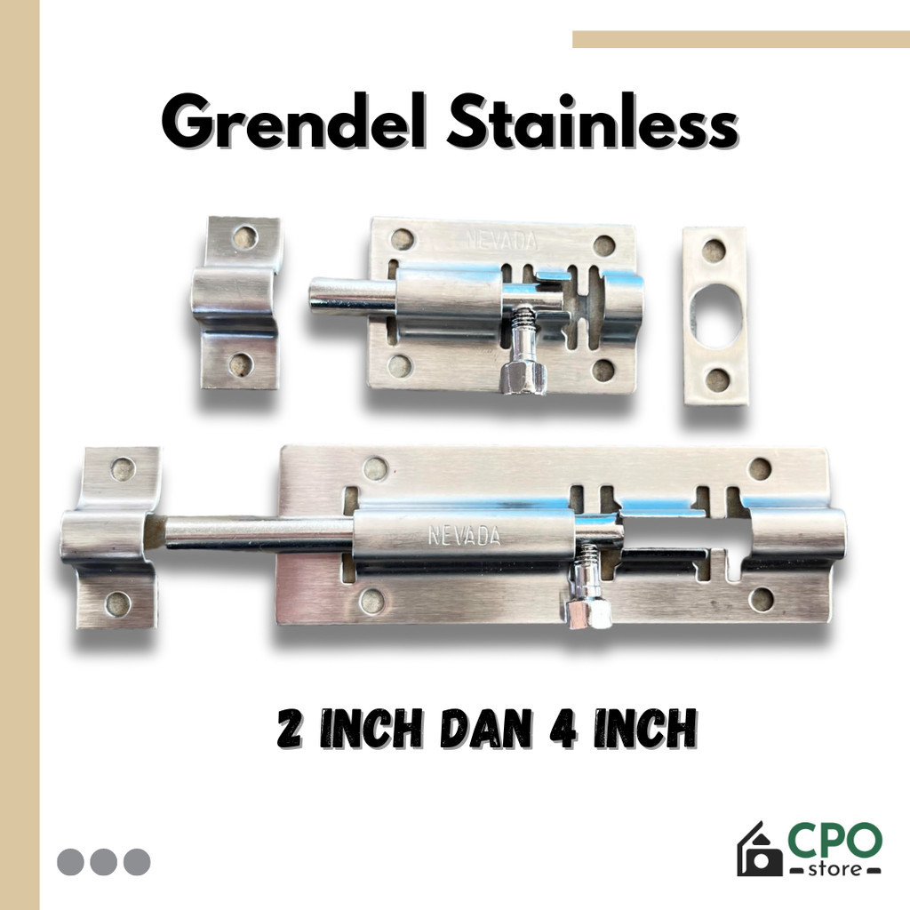 2 Inch And 4 Inch Stainless Steel Door And Window Grendel/Grendel ...