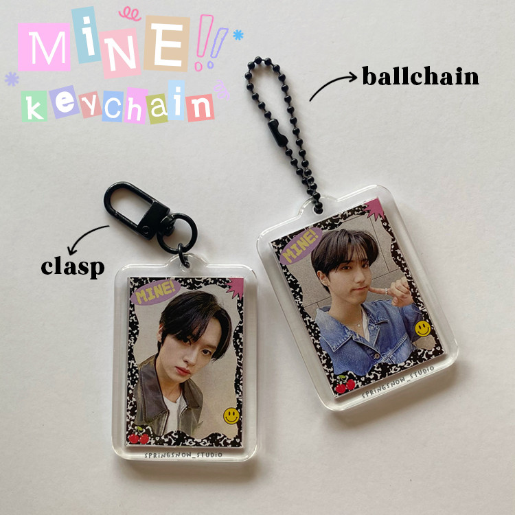 GANTUNGAN [READY] Stray KIDS "MINE" Acrylic Keychain / SKZ KPOP Keyring ...