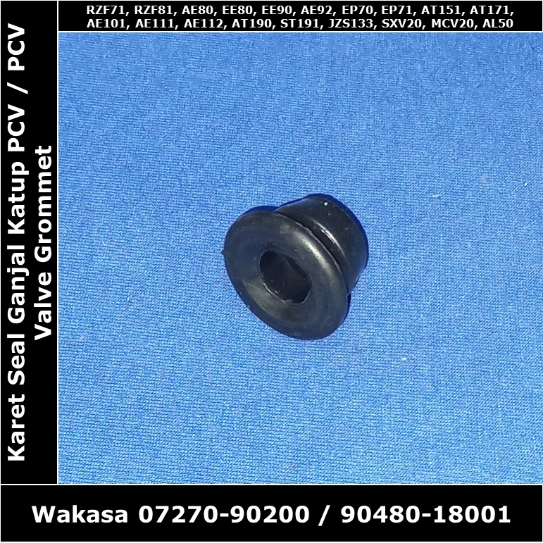 Rubber Seal Grommet PCV Toyota Starlet Box XL 1000 cc 1E EP70 Wakasa ...