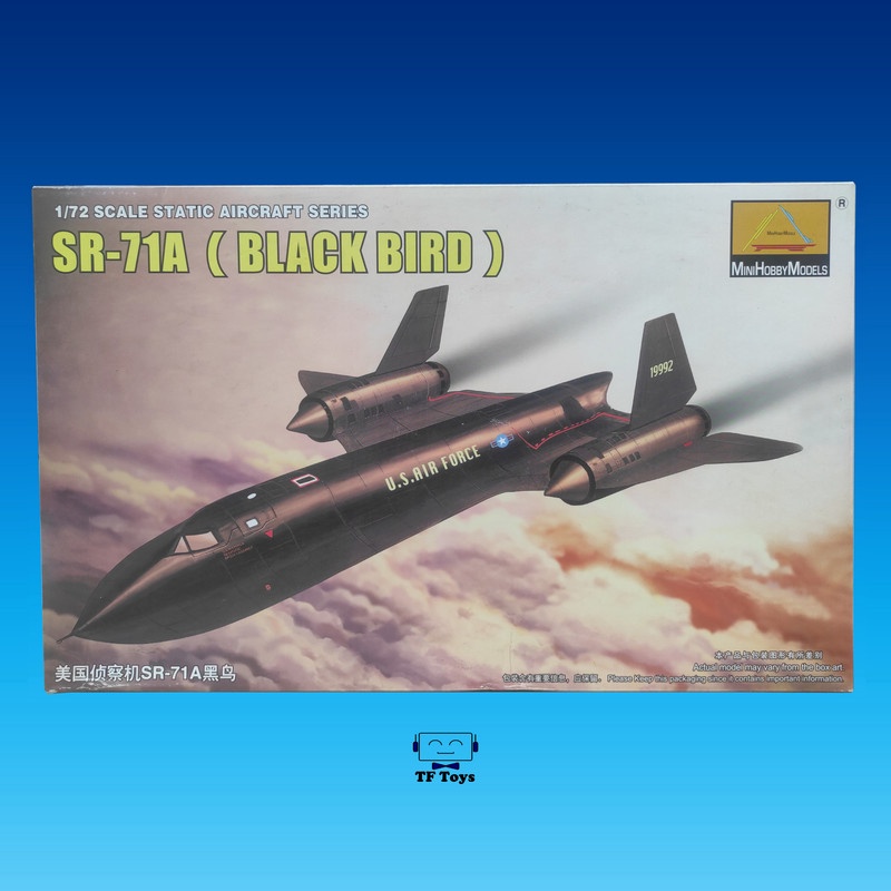 [Tf Toys] Model kit Mokit Airplane Boeing SR71 SR-71 Blackbird 1:72 1/ ...