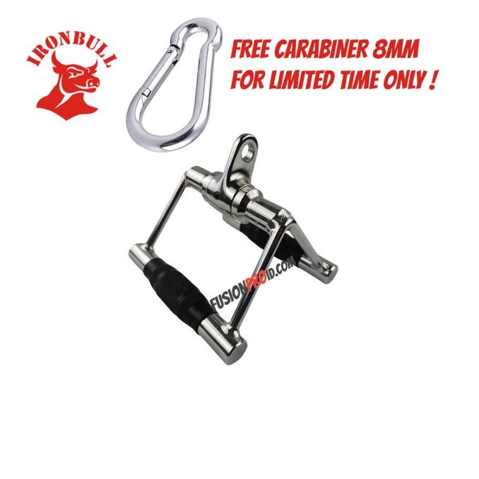 Seated Row Handle Single Bar Grip Cable Attachment Fitness Iron Bull ...