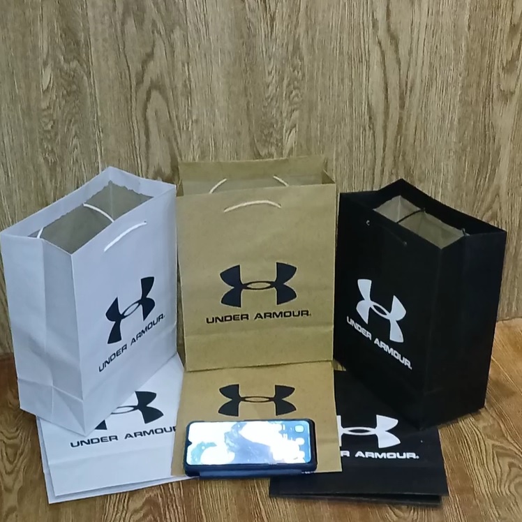 UNDER ARMOUR Paper bag Under Armor R7 P 20 x L 10 x H 25 cm | Shopee ...