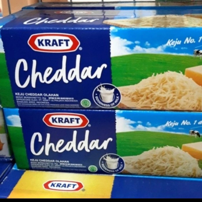 Latest Kraft Cheddar Cheese 2Kg | Shopee Philippines