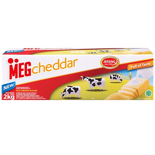 MERAH Latest Meg Red Cheddar Cheese 2 Kg | Shopee Philippines