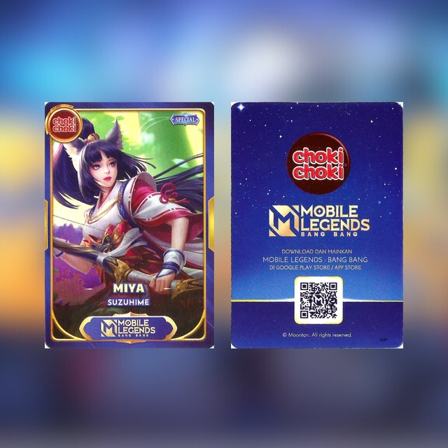 Mobile Legends Choki Choki Miya Suzuhime Card | Shopee Philippines