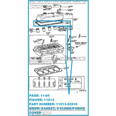 Valve Cover Gasket Cover Kijang 3K 4K 5K 7K 11213-22010 Best | Shopee ...