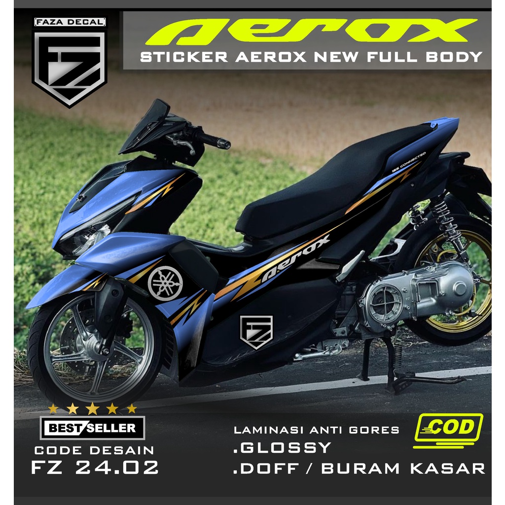 Decal Aerox 155 new CONNECTED Latest Full Body Graphic - Aerox 155 ...