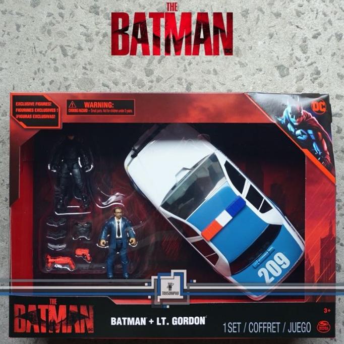 The BATMAN Movie BATMAN and Lt. Gordon Exclusive Police Car Set ...