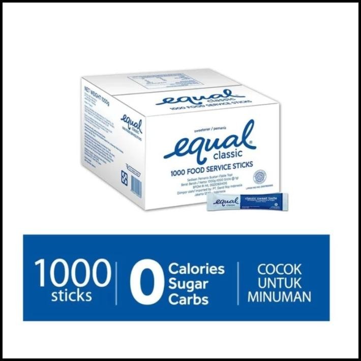 Equal Classic 1000 Sticks (Zero Calorie Sugar Sweet) | Shopee Philippines