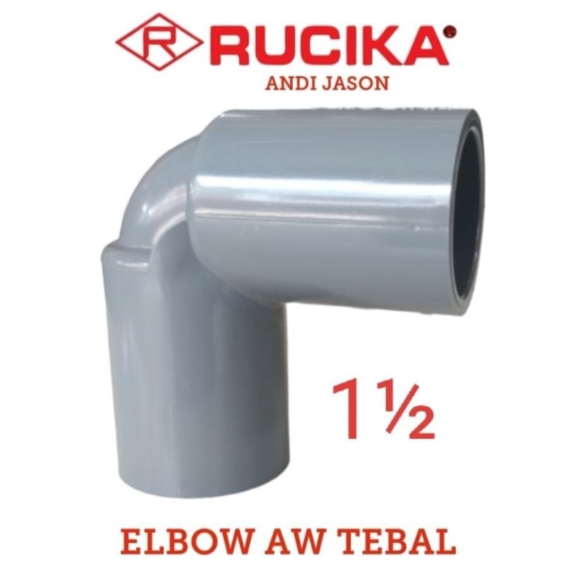 1 Box 25pcs RUCIKA PVC ELBOW 11⁄2 Inch AW Thick KNEE AW 11⁄2 Inch ELBOW ...