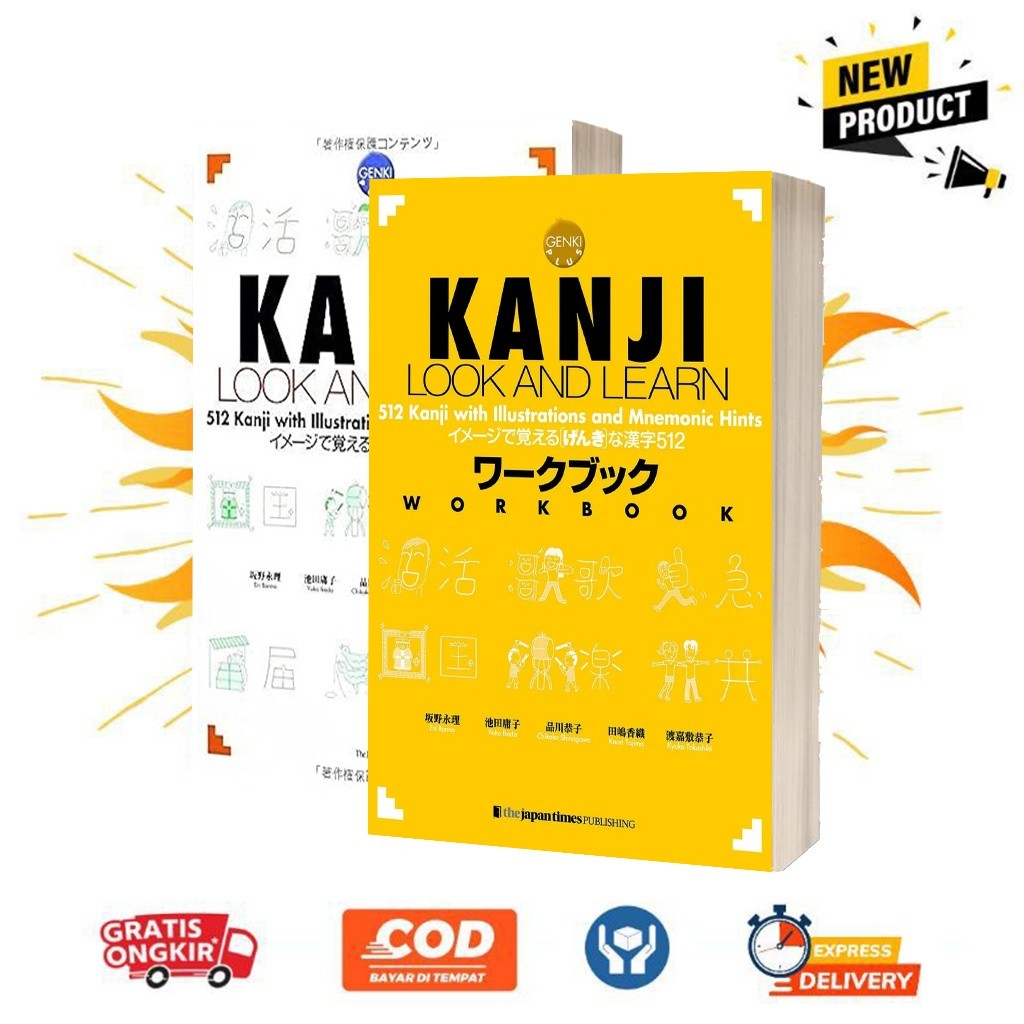 Kanji LOOK & LEARN PACKAGE | Textbook, WORKBOOK & ANSWER | Learn ...
