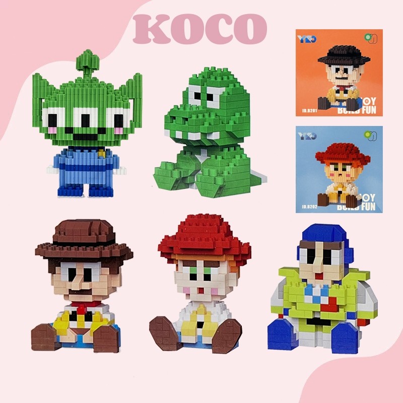 Koco Children's Toys Blocks DIY Brick Blocks Buzz Lightyear Mecha Toy ...
