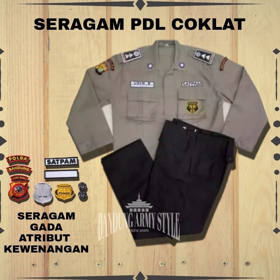 Latest PDL Security Guard Uniform / Brown PDL Security Guard Uniform ...