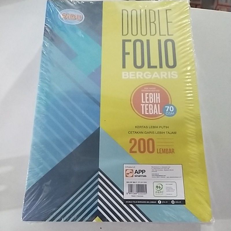 Striped double folio Paper/Line Of 200 Sheets sidu/RF 200 Rays dunia ...