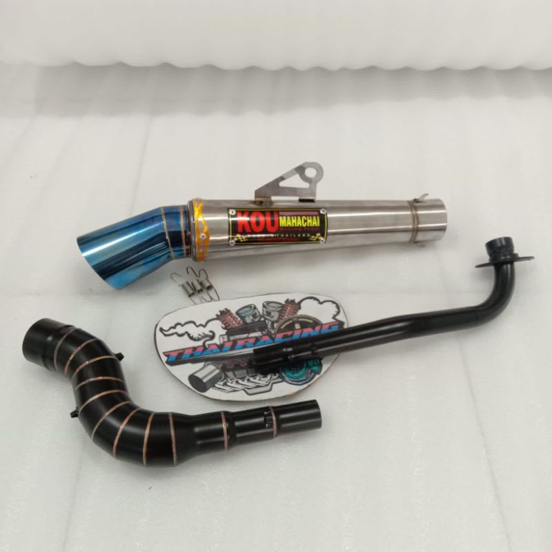 Kou MAHACHAI conical open Specs exhaust pipe for xrm 125 fury wave 125 ...