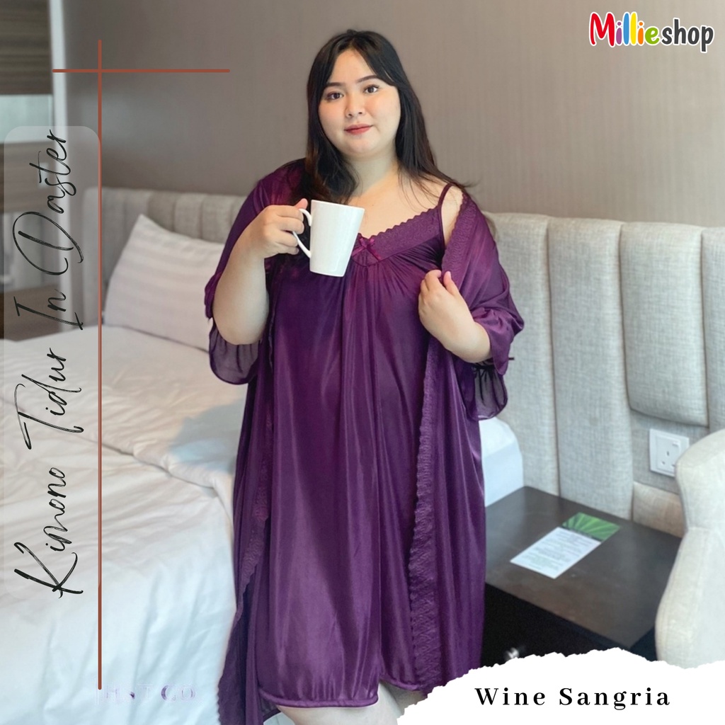 Kimono Sleeping In Daster Size Jumbo BB Max 80 kg / Women's Sleepwear ...