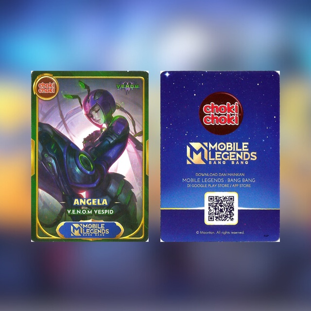 Mobile Legends Choki Choki Angela Venom Vespid Card | Shopee Philippines