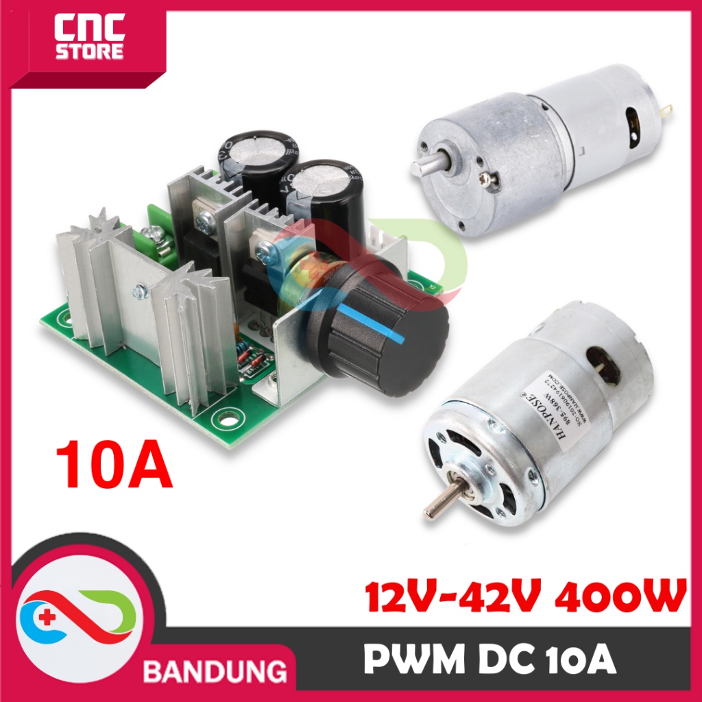 Pwm DC 10A 10 A STRONG SPEED CONTROL MOTOR DC LED DIMMER 400W 12V-40V | Shopee Philippines