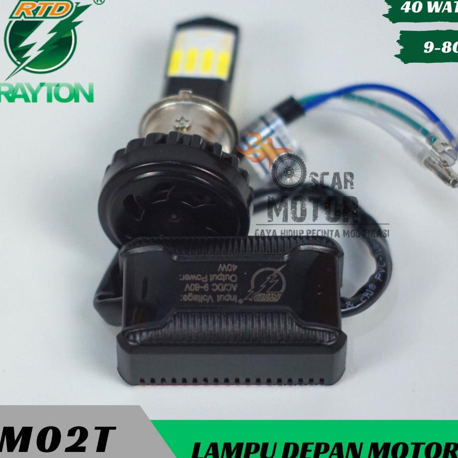 MATA Rayton M02T 8-eye 40w Motorcycle Headlight With Fan Hi Lo Rtd ...