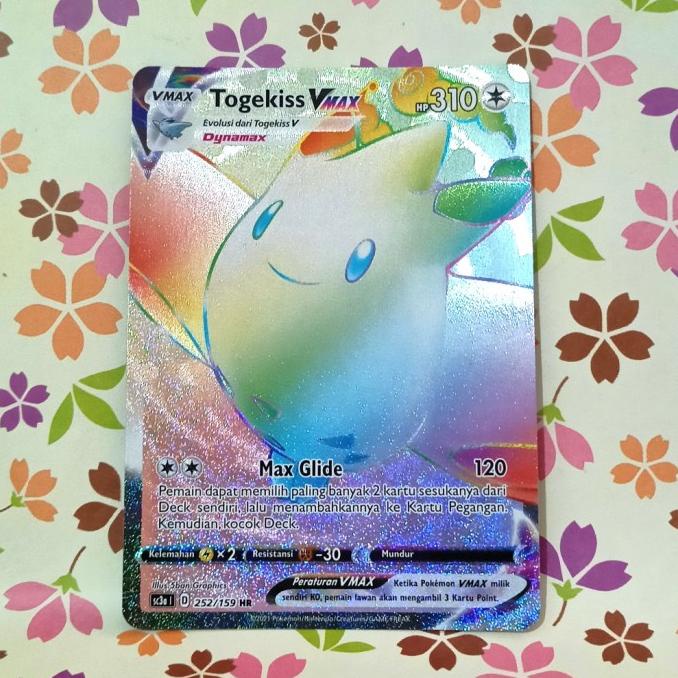 Togekiss vmax HR sc3a | 252/159 pokemon tcg indonesia | Shopee Philippines