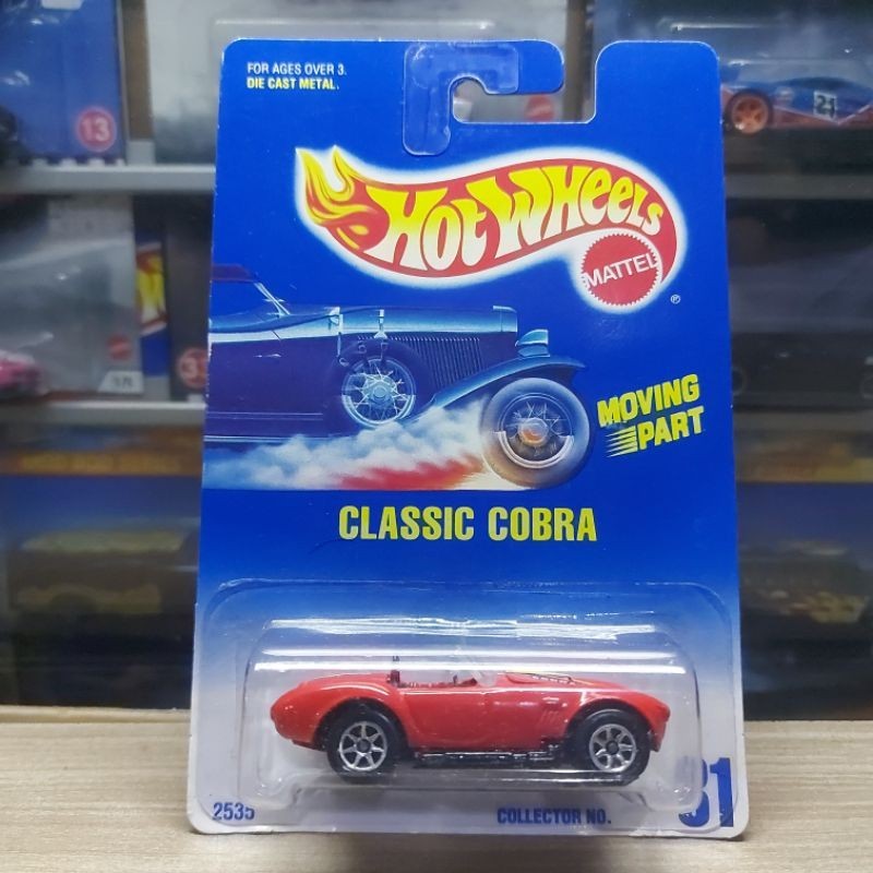 HOT WHEELS SHELBY COBRA 427 S/C - CLASSIC COBRA - BLUE CARD | Shopee ...