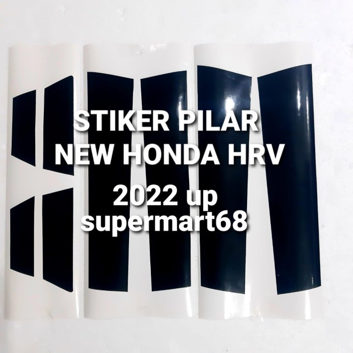 Latest New Honda Hrv 2022 Up Door Window Pillar Sticker | Shopee ...