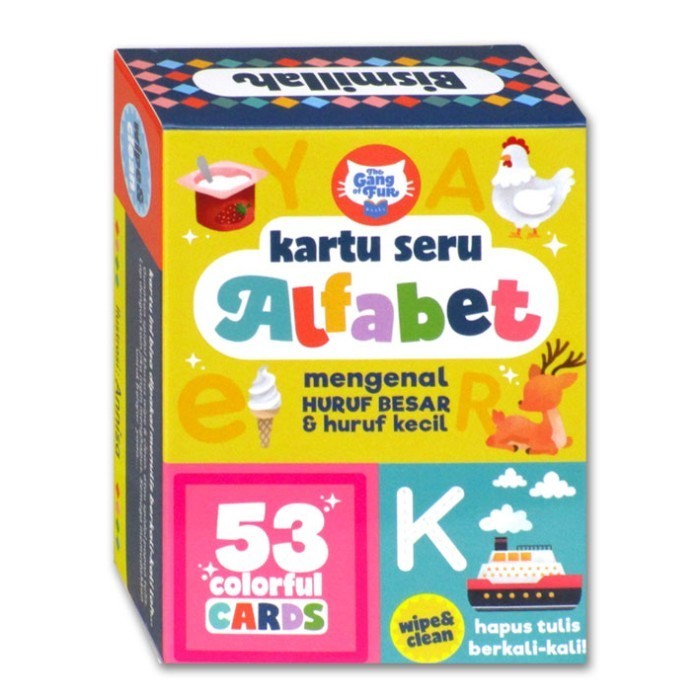 Flash Card Alphabet Fun Card (Wipe-Clean Can Write Delete) | Shopee ...