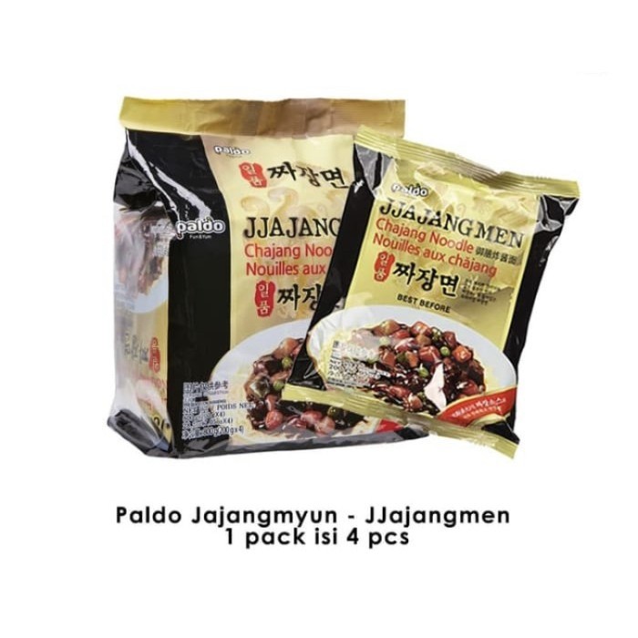 Paldo Jjajangmyun - Jjajangmen -Jajangmyeon - Black Bean Noodle Contents 4 | Shopee Philippines