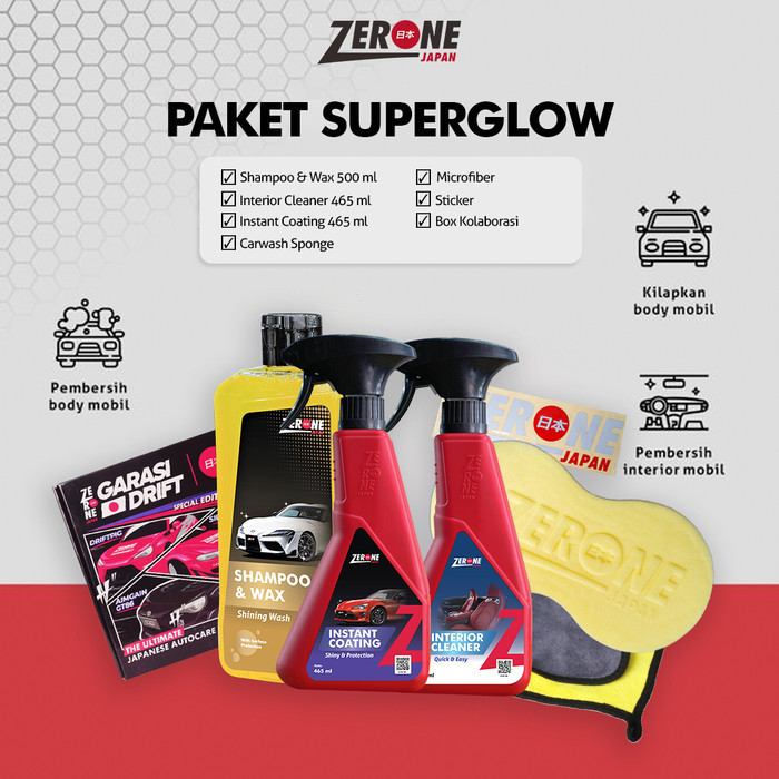 Zerone Super Package Interior Cleaning Glossy dy Car Soap | Shopee Philippines
