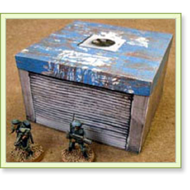 Diy papercraft diorama garage garage model Scale 1-32 zenyang22 ...