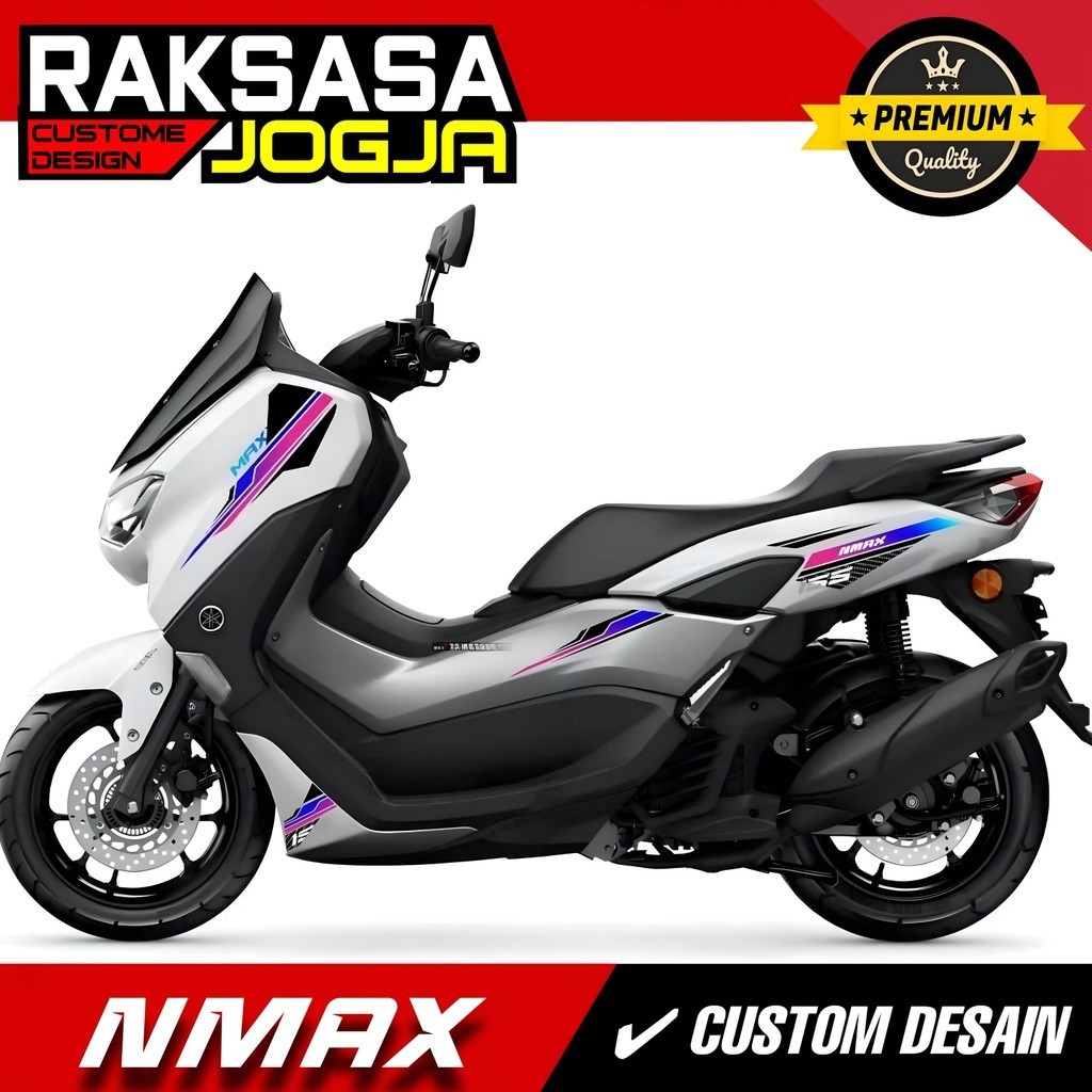 New THAILAND NMAX STRIPING TRANSPARENT VINYL MAX DECAL 5 MATERIAL ...