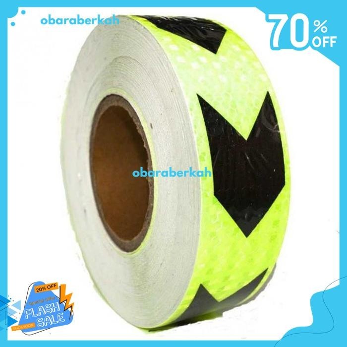 Reflective STICKER MARKER Car Truck ARROW 5CM 3 Meters - 68 Stickers ...