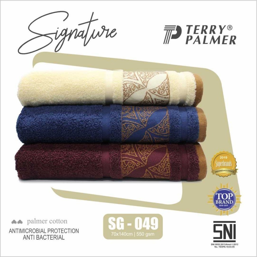 GH Terry Palmer Signature Adult Towel Motif SG-049 70x140 | Shopee ...