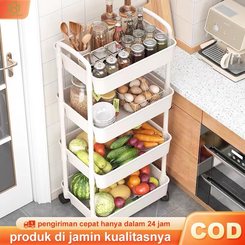 Stacking Trolley Rack With Wheels Storage Rack Multipurpose Stacking ...