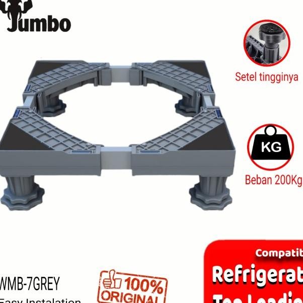 MESIN Jumbo Refrigerator and Washing Machine Stand/Legs/Base | Shopee ...