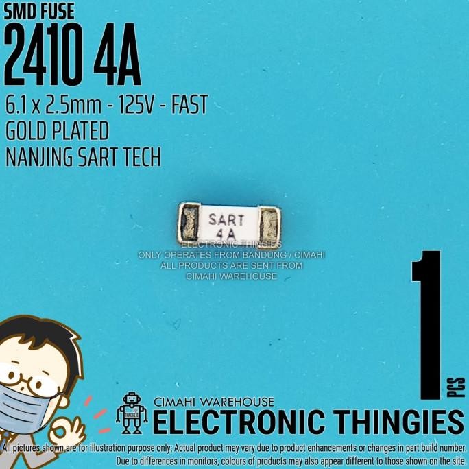 Latest FUSE 2410 4A SART FAST BREAK FUSE SMD 6.1X2.5MM GOLD PLATED thingie43 Buy Now | Shopee ...