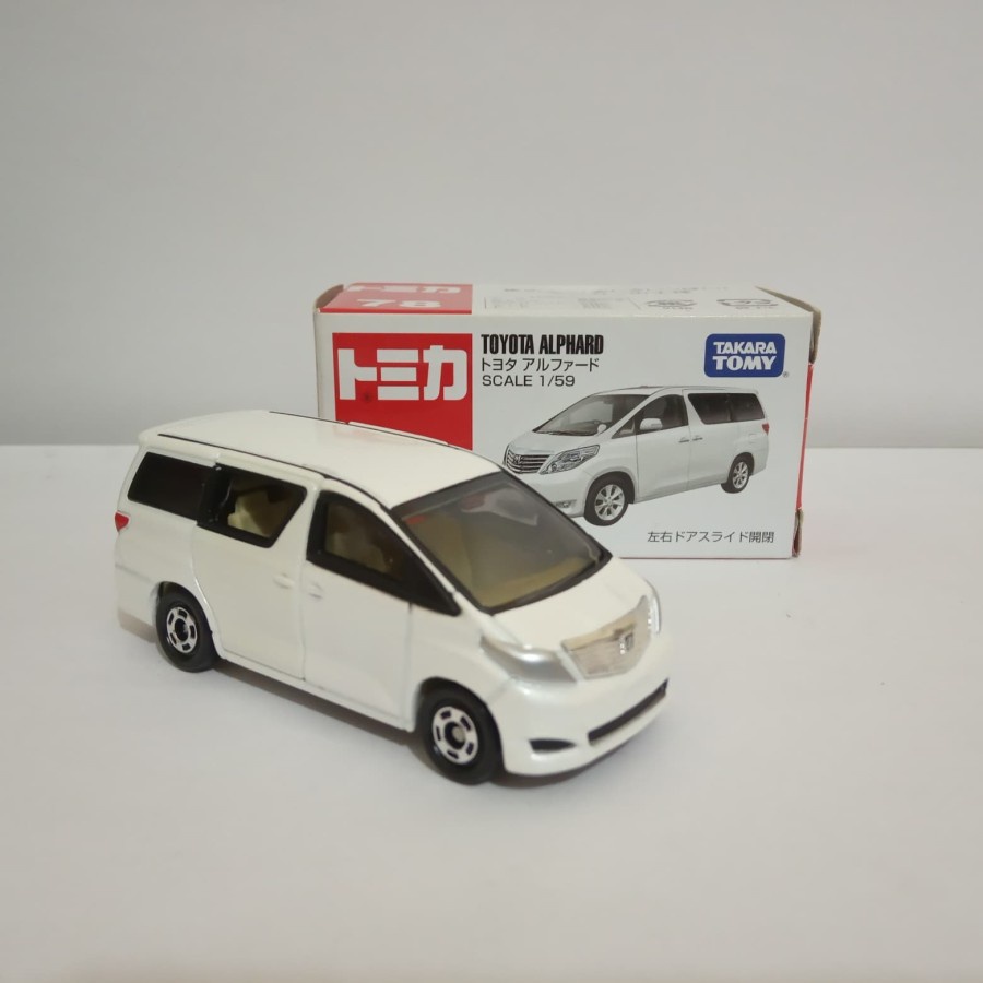 Tomica No. Tomica No. 78 Toyota Alphard 78 Subaru Impreza Diecast miniature Regular Takara Tomy ...