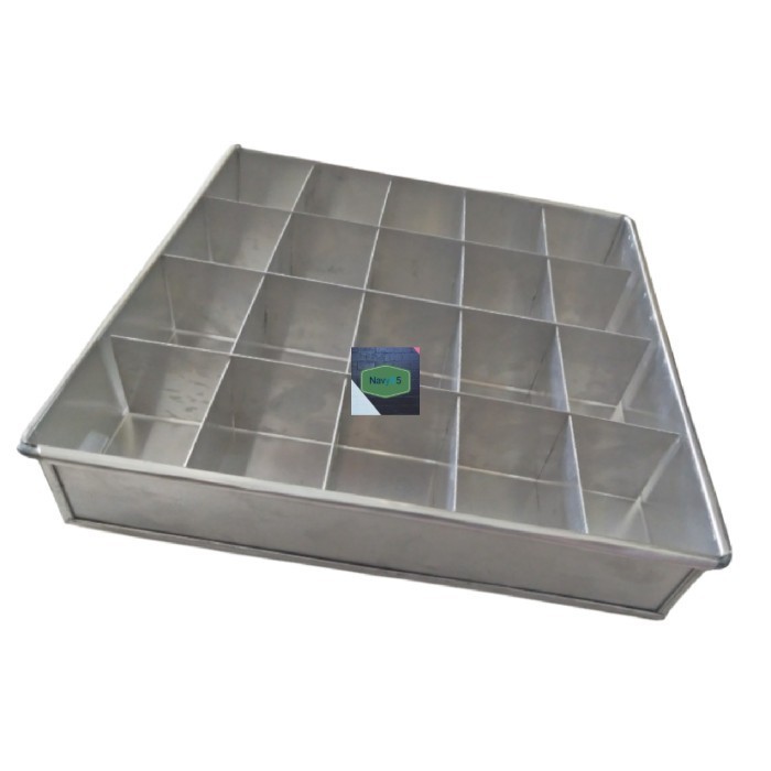 20x20 Divided Brownie Cake Mold Pan Fills 20 Holes | Shopee Philippines