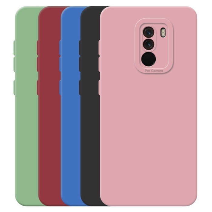 Xiaomi Soft Silicone Case poco F1 Macaron Case Pro Camera Model ...