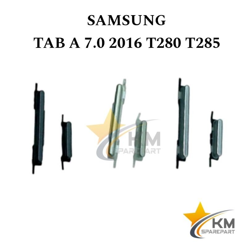 TOMBOL Outer Button Power On Off Volume Samsung Tab A 7.0 2016 T280 ...