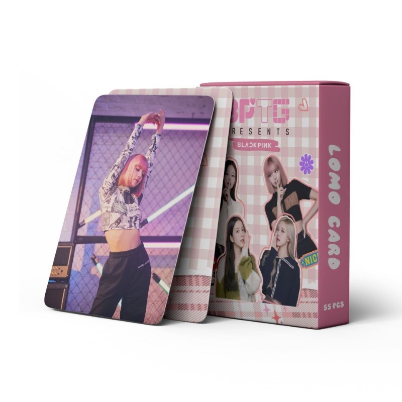 55pcs KPOP BLACKPINK BPTG Photo Cards JENNIE ROSE LISA JISOO Korea HD ...