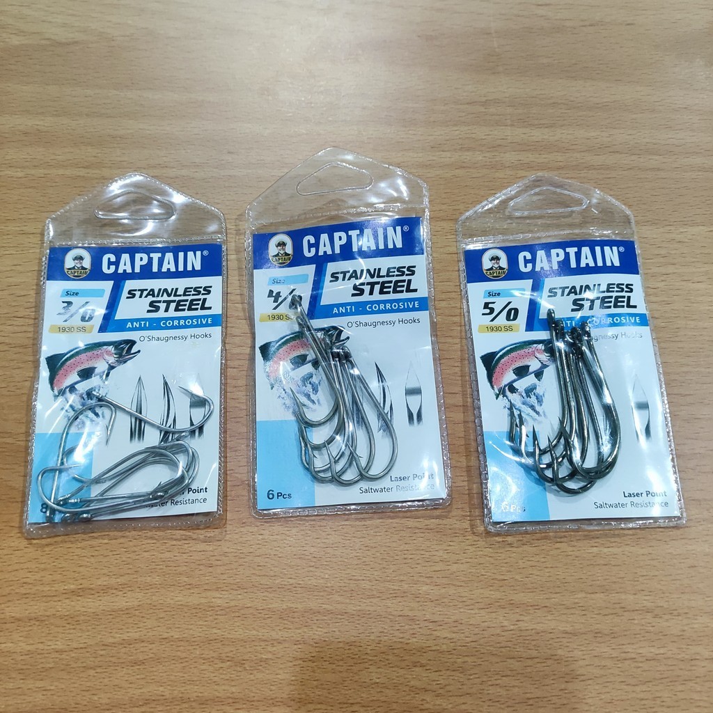 Captain's Hooks, Captain's Hooks, Captain's Fishing Hooks O'Shaugnessy ...