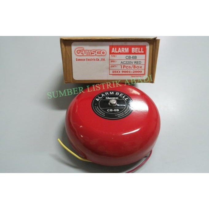 Camsco Alarm Bell Cb-6B 15Cm (School Bell, Factory Bell) | Shopee ...
