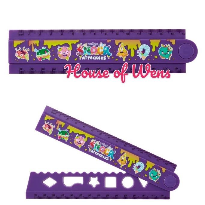 New Smiggle Snack Attackers Fold Up Ruler - Smiggle Limited Edition ...